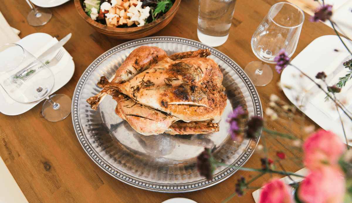 Pomegranate Citrus Glazed Roast Chicken - Amusing Foodie