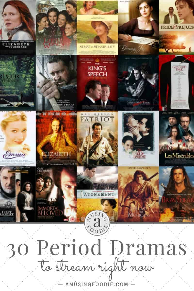 30 Period Drama Movies You Can Stream Right Now - Amusing Foodie
