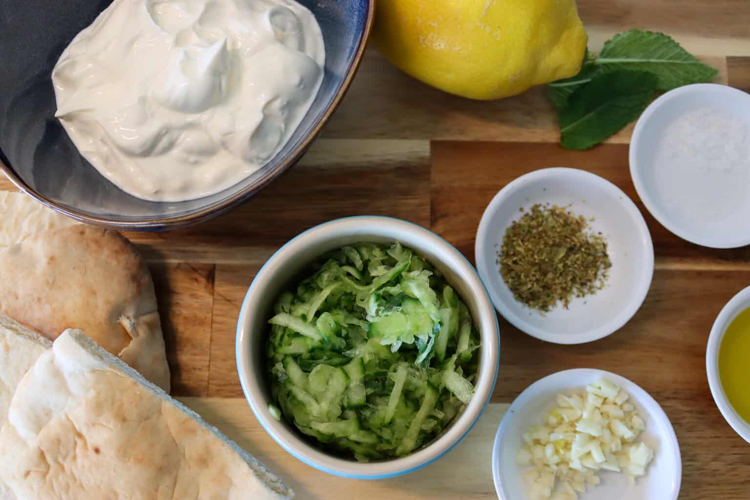 Homemade Tzatziki Recipe - Ridiculously Easy & Delish! - Amusing Foodie